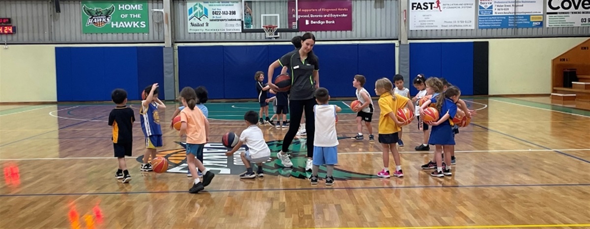 Biddy Ball basketball programs - The Rings Maroondah Leisure